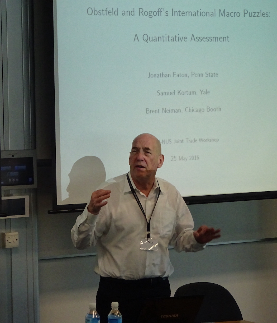 In Memoriam: Jonathan Eaton (PhD ’76), Renowned International Economist | Yale Department of ...